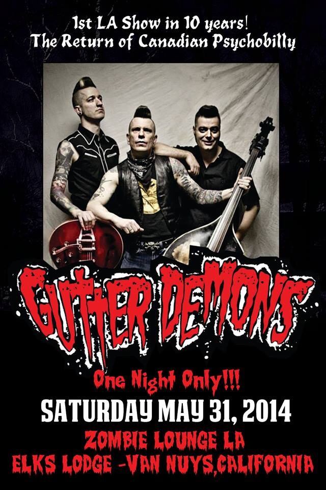 Buy Tickets to GUTTER DEMONS in Van Nuys