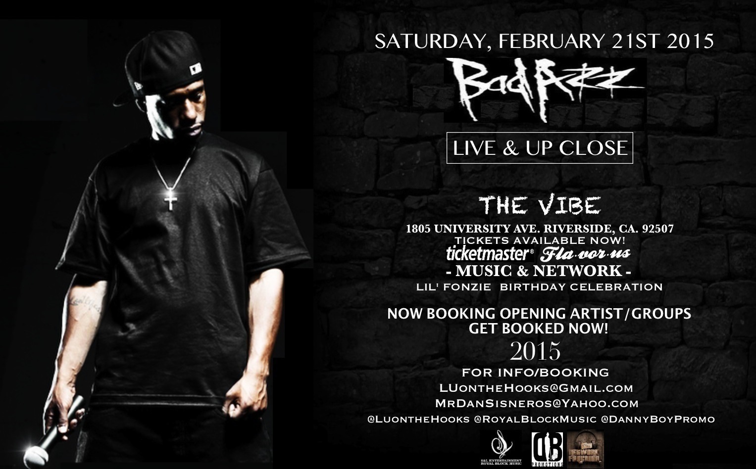 BAD AZZ "Live & Up Close" Tickets 02/21/15