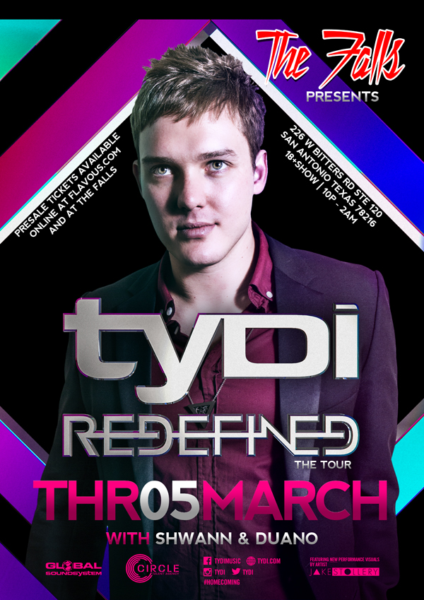 tyDi @TheFallsBar Tickets 03/05/15