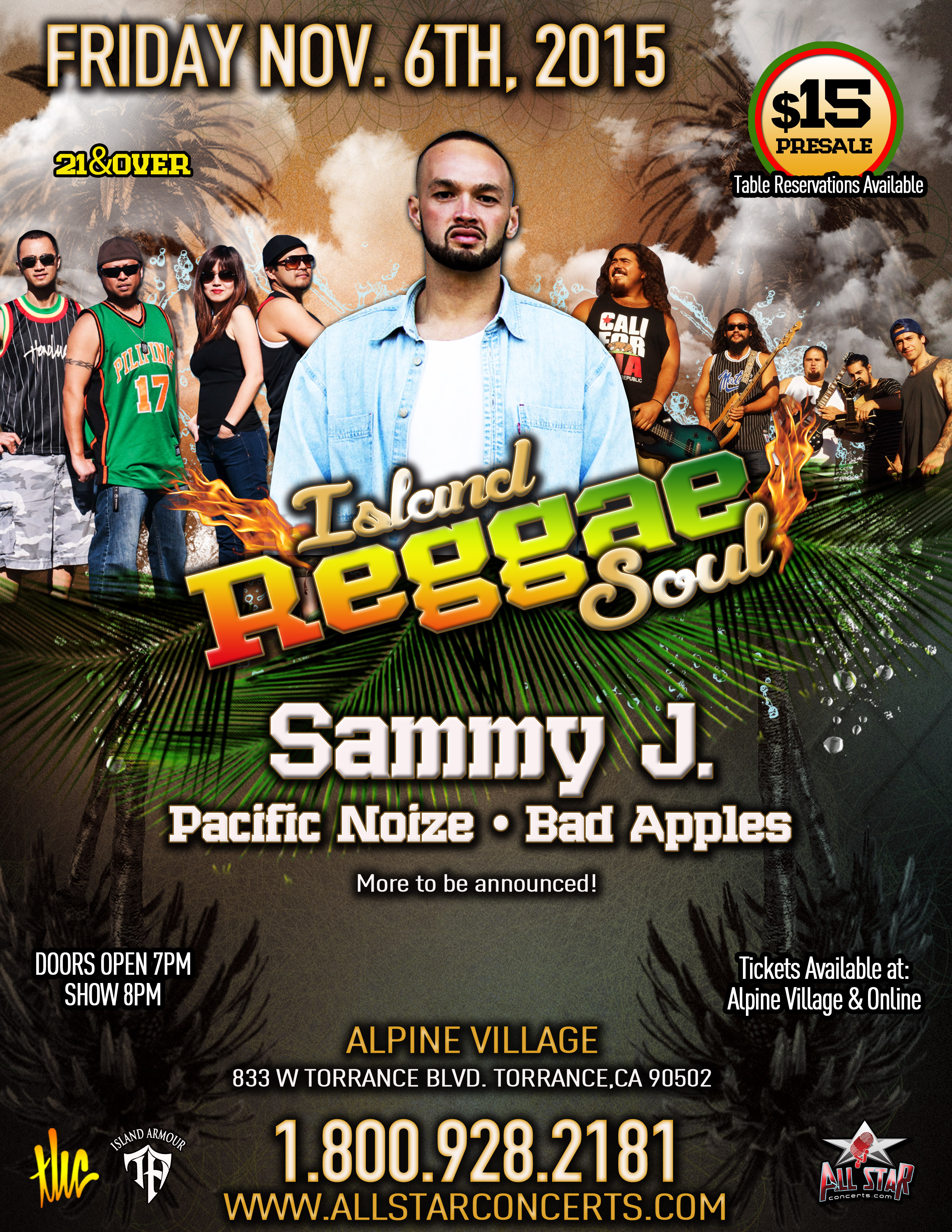 Island Reggae Soul Tickets 11/06/15