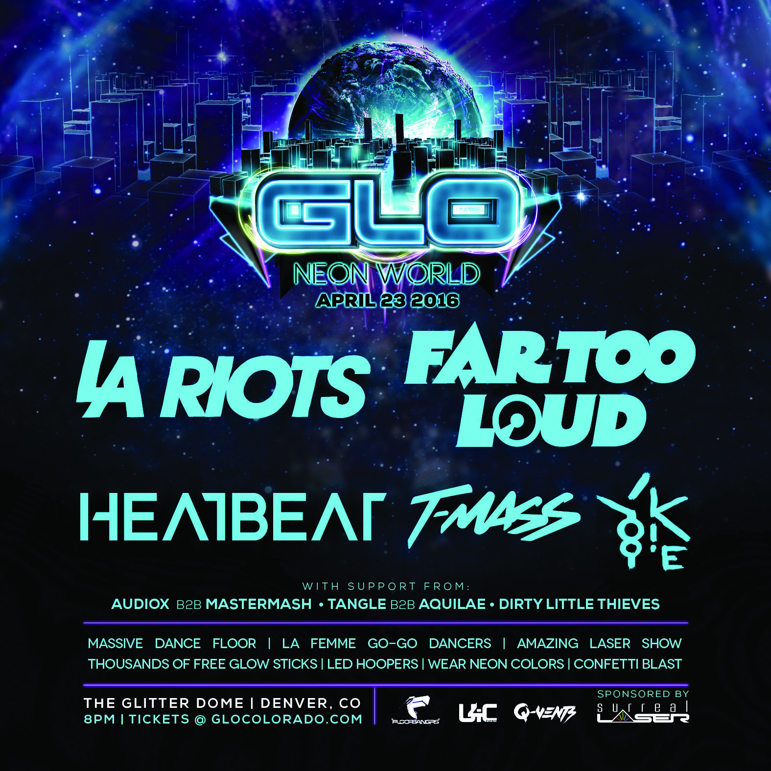GLO - NEON WORLD Tickets 04/23/16