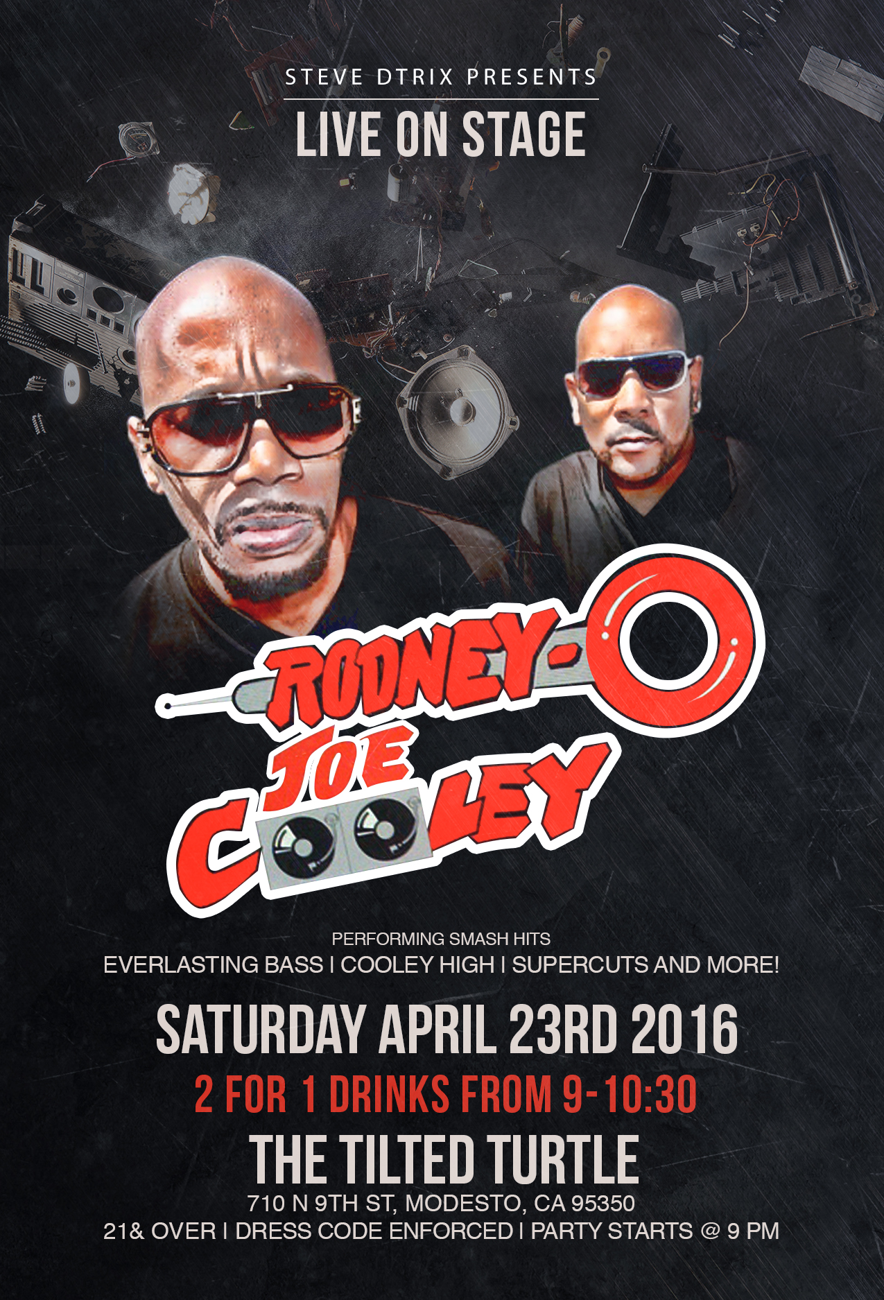 Steve Dtrix Presents Rodney O. & DJ Joe Cooley Tickets 04/23/16