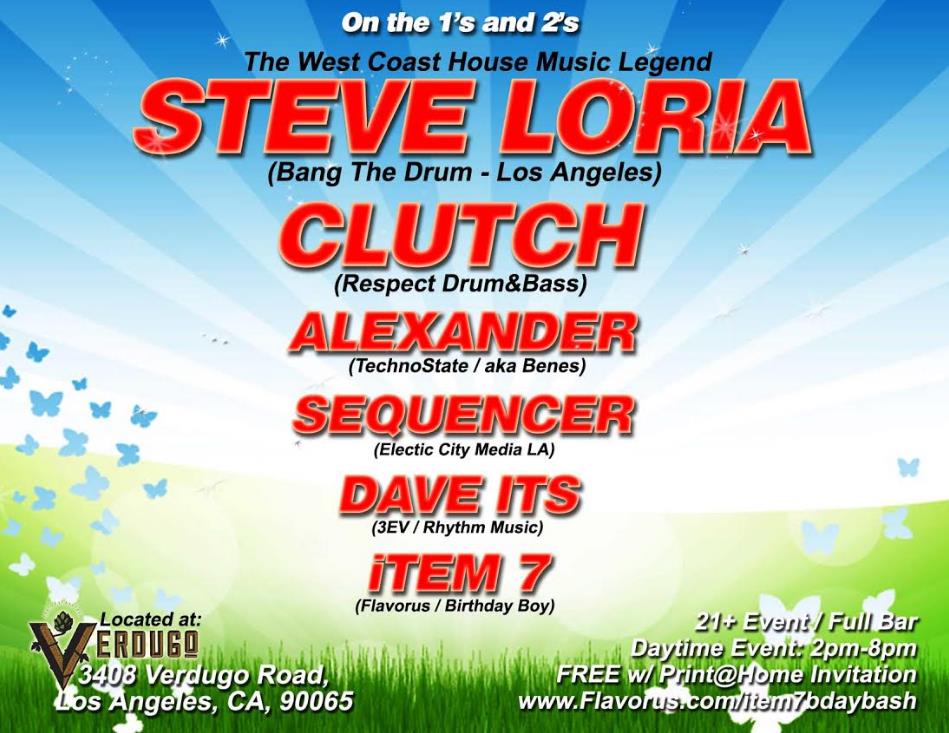 STEVE LORIA @ LIFE,LOVE,& MUSIC Tickets 09/10/16