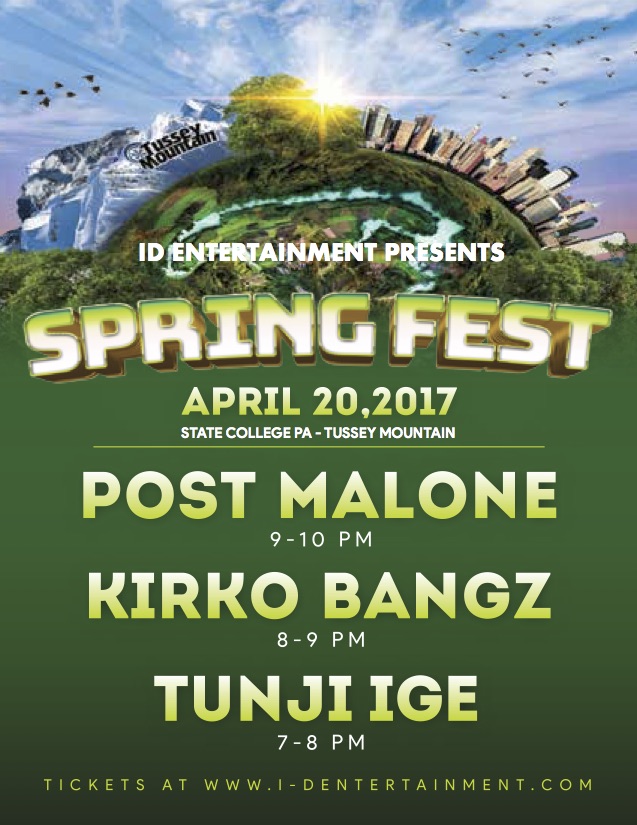 Spring Fest Tickets 04/20/17