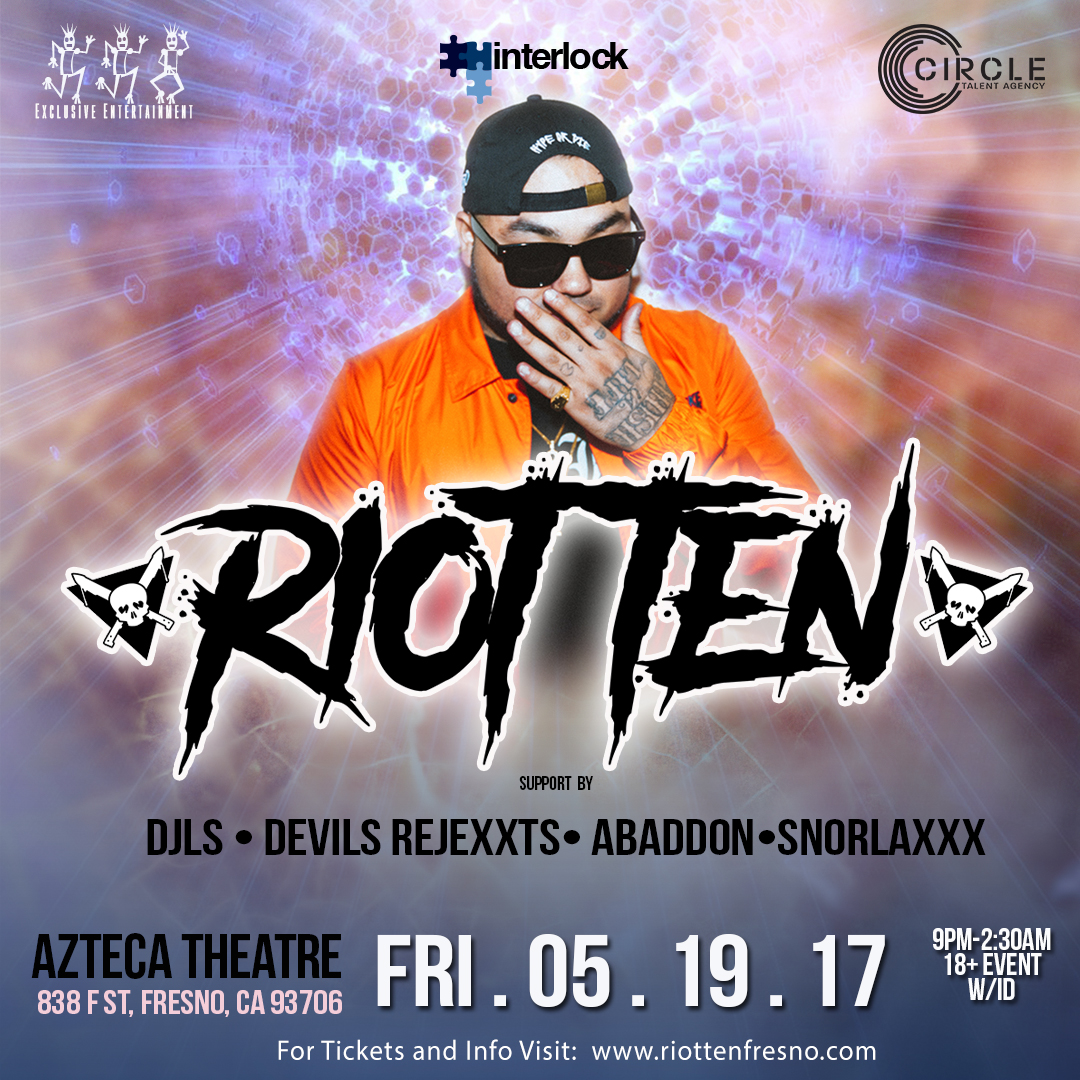 Riot Ten Tour Fresno Tickets 05/19/17
