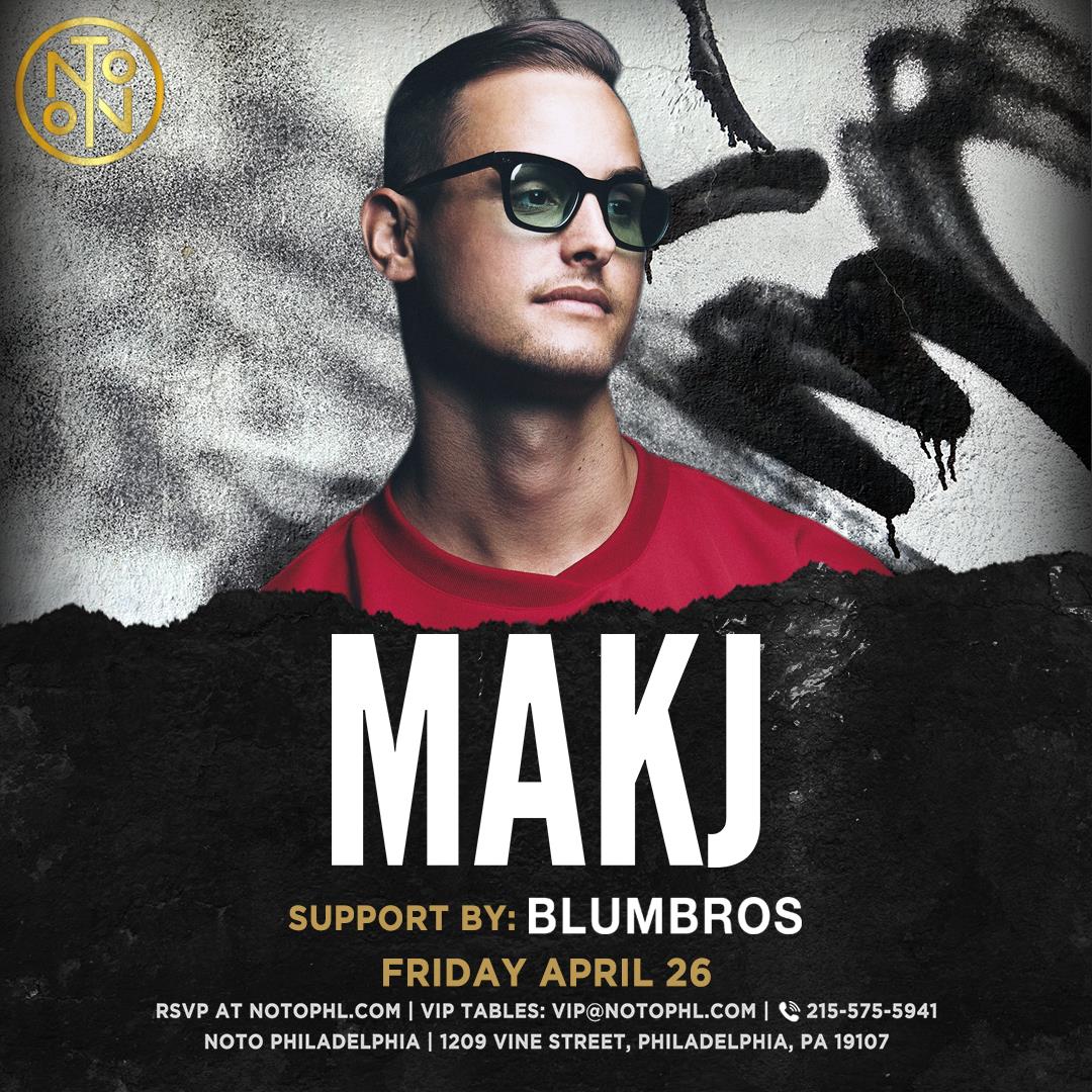 Buy Tickets to MakJ: Support by BlumBros in Philadelphia on Apr 26, 2019