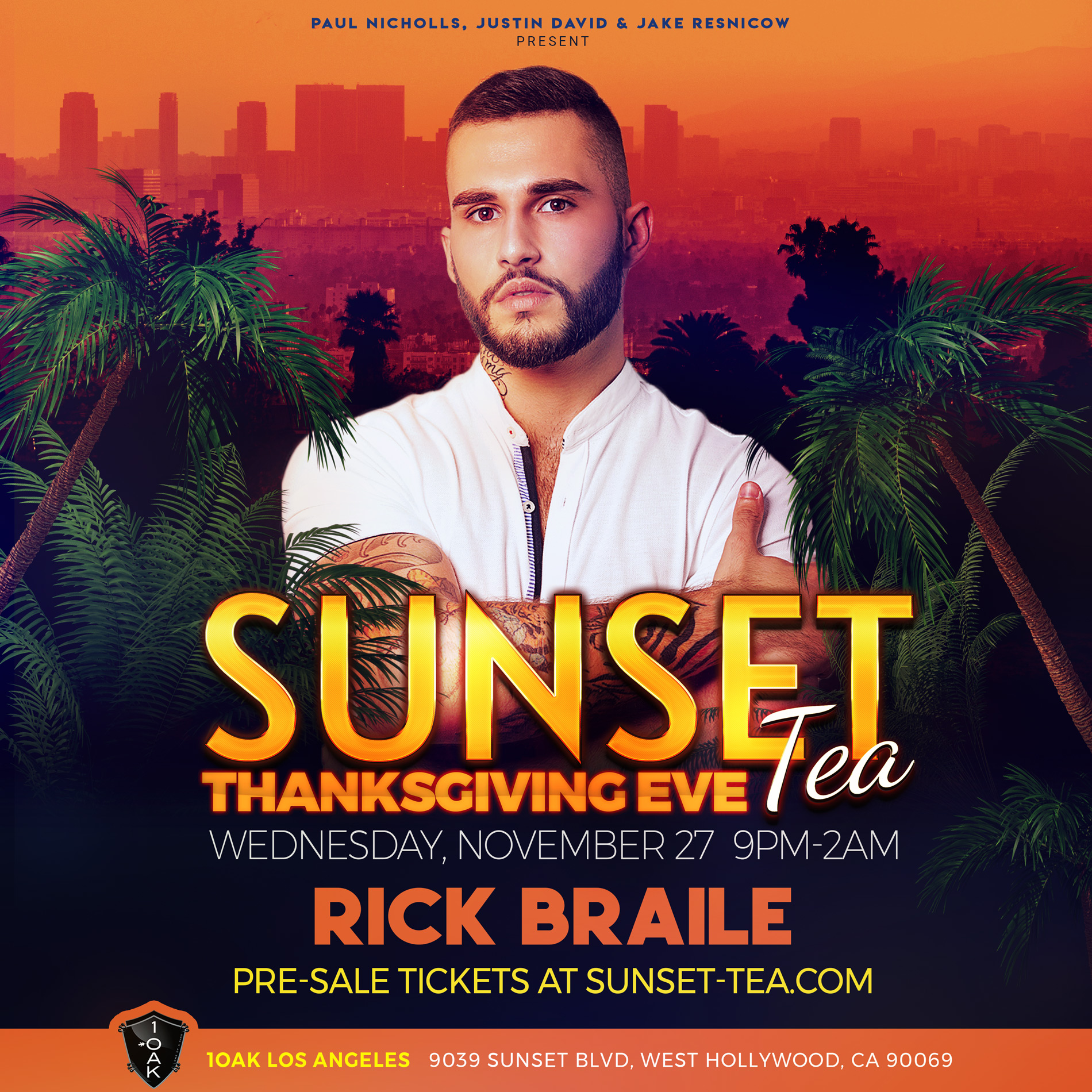 Buy Tickets to SUNSET TEA in West Hollywood on Nov 27, 2019