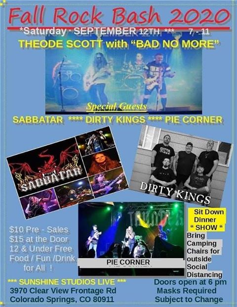 Buy Tickets to Fall Rock Bash in Colorado Springs on Sep 12, 2020