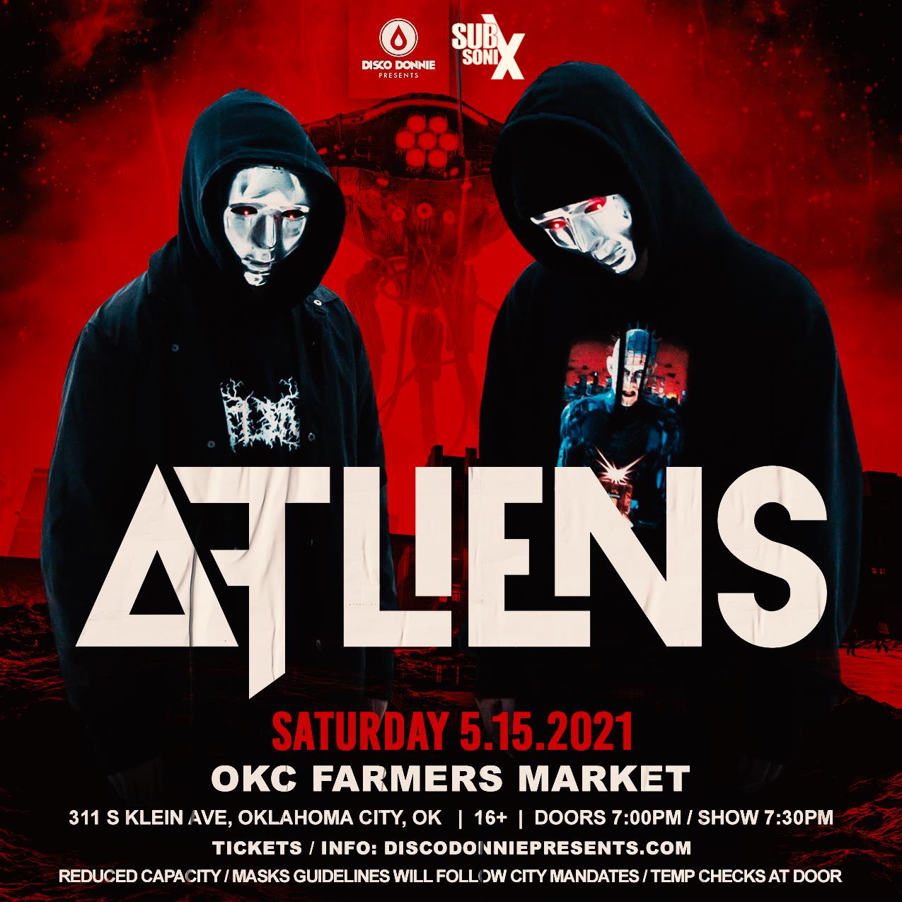 Buy Tickets to ATLIENS - OKLAHOMA CITY in Oklahoma City on May 15, 2021