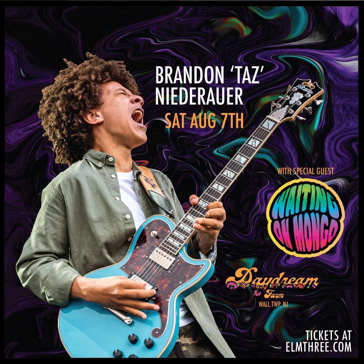 Buy Tickets to Brandon 'Taz" Niederauer and Waiting On Mongo in Wall ...