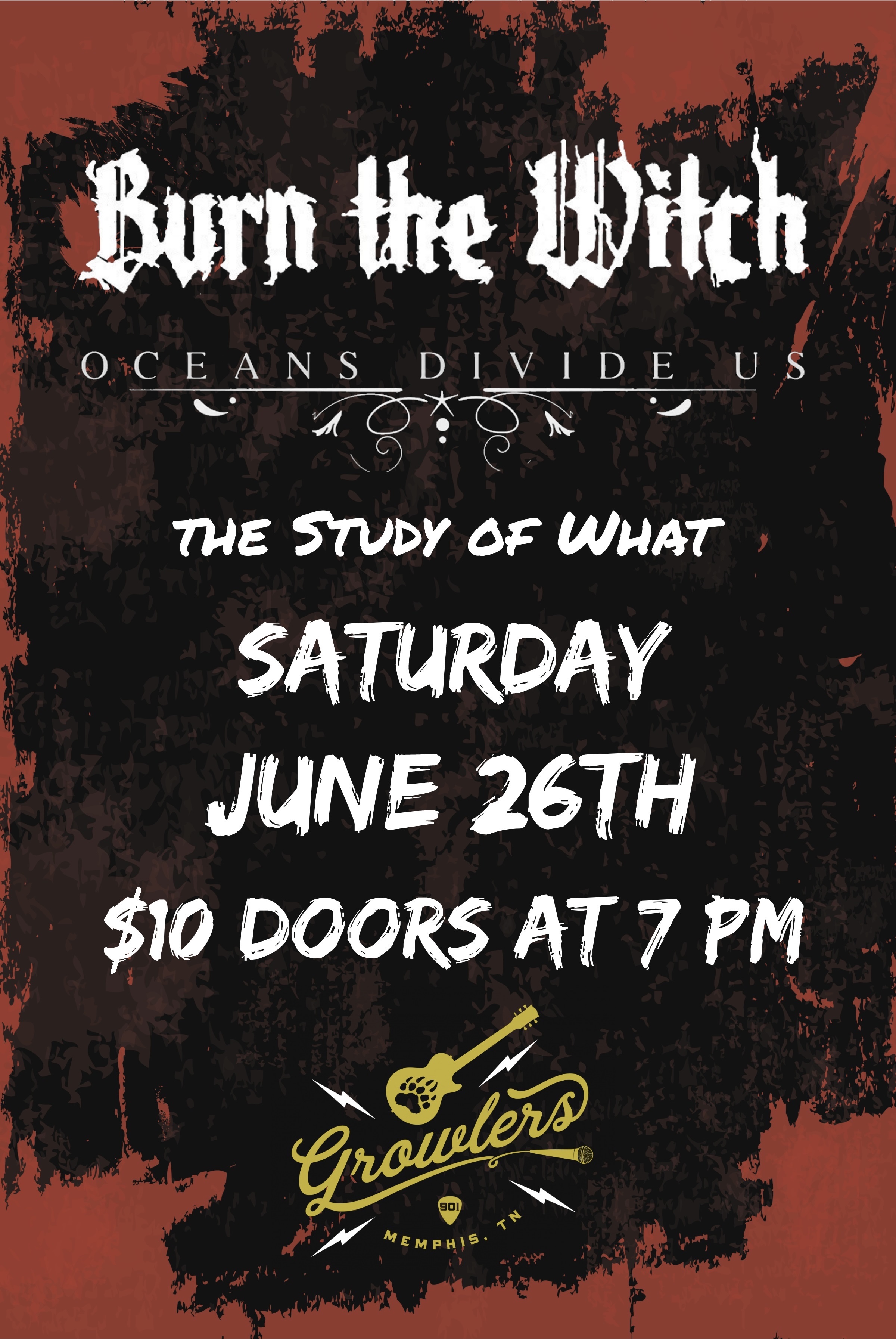 Buy Tickets to Burn the Witch w/ Oceans Divide Us & The Study of What ...