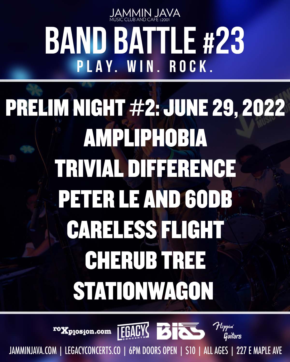 Buy Tickets to Band Battle #23: Preliminary Round Night 2 at Jammin ...