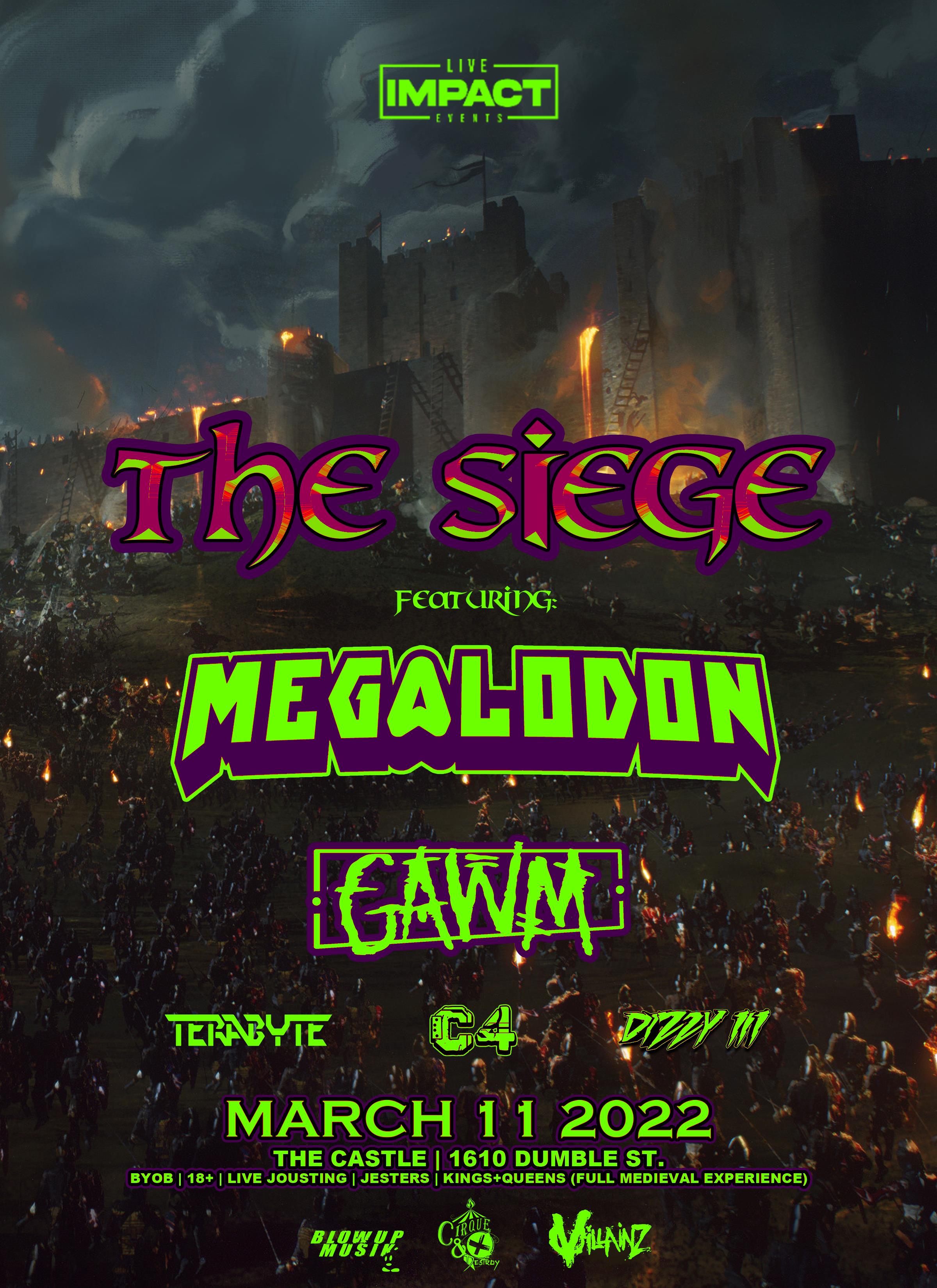 Buy Tickets to The Siege: Megalodon & Gawm in Houston on Mar 11, 2022