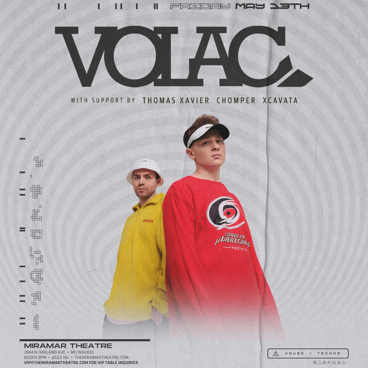 Buy Tickets to VOLAC (POSTPONED) in Milwaukee on May 13, 2022