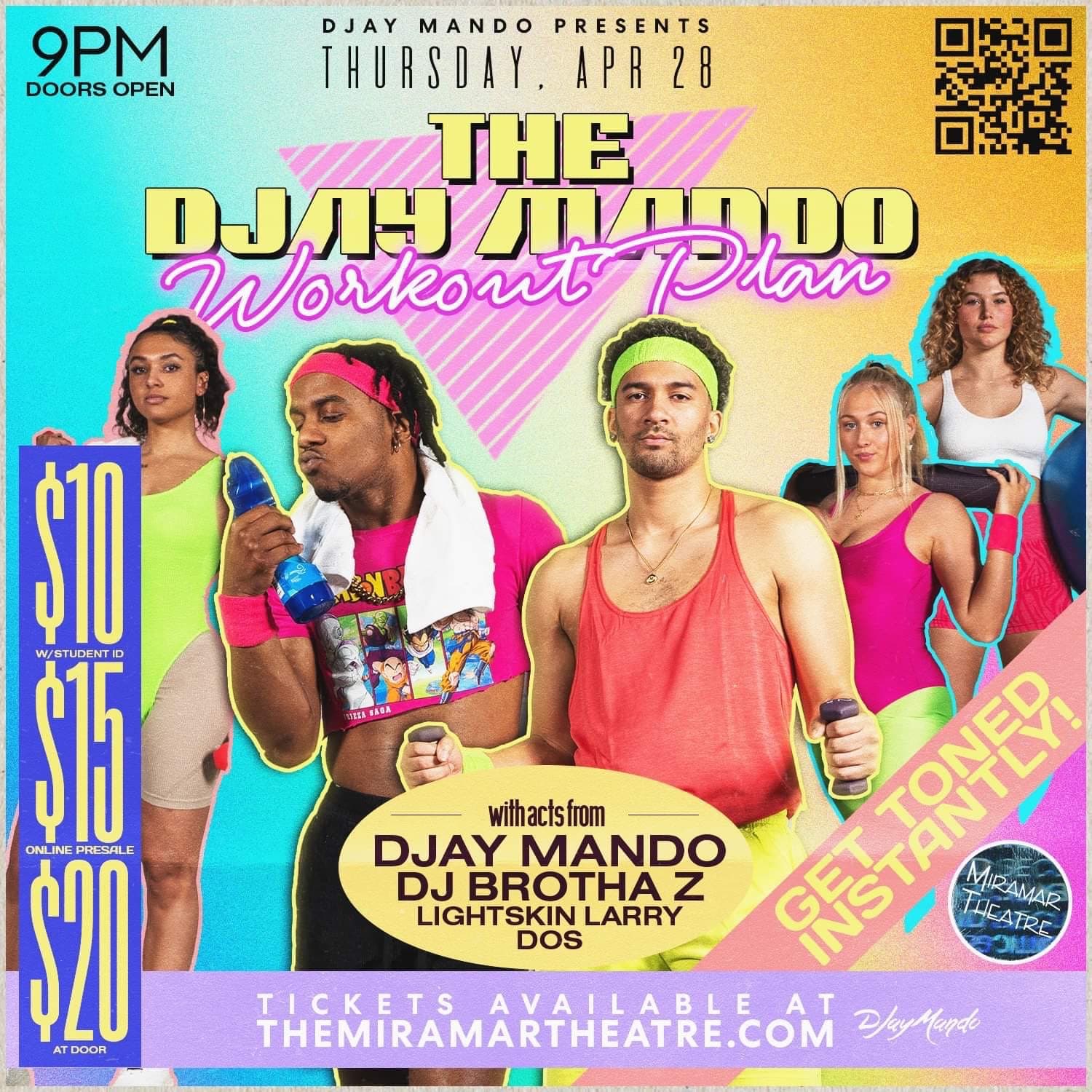 Buy Tickets to DJay Mando Presents: The DJay Mando Workout Plan in ...