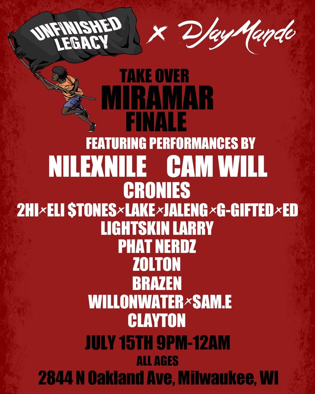 Buy Tickets to Unfinished Legacy x DJay Mando Take Over Miramar Finale ...