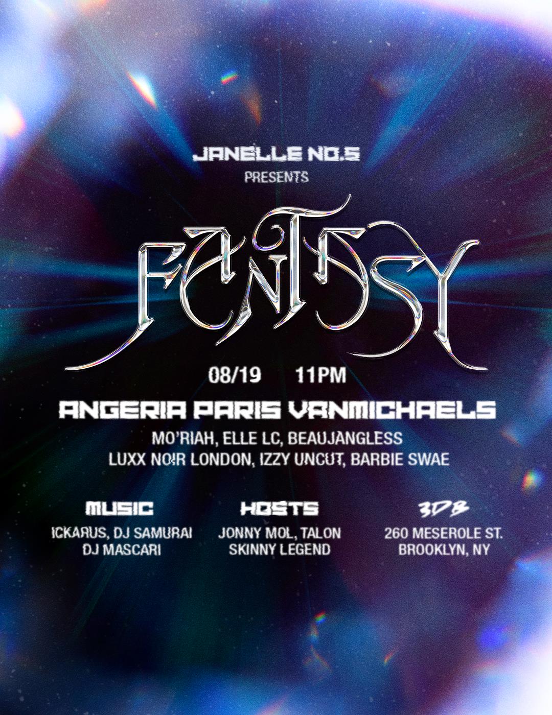 Buy Tickets to FANTASY in Brooklyn on Aug 19, 2022