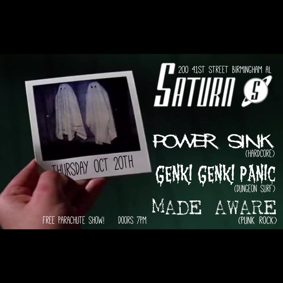 Buy Tickets to Made Aware, Genki Genki Panic and Power Sink in ...