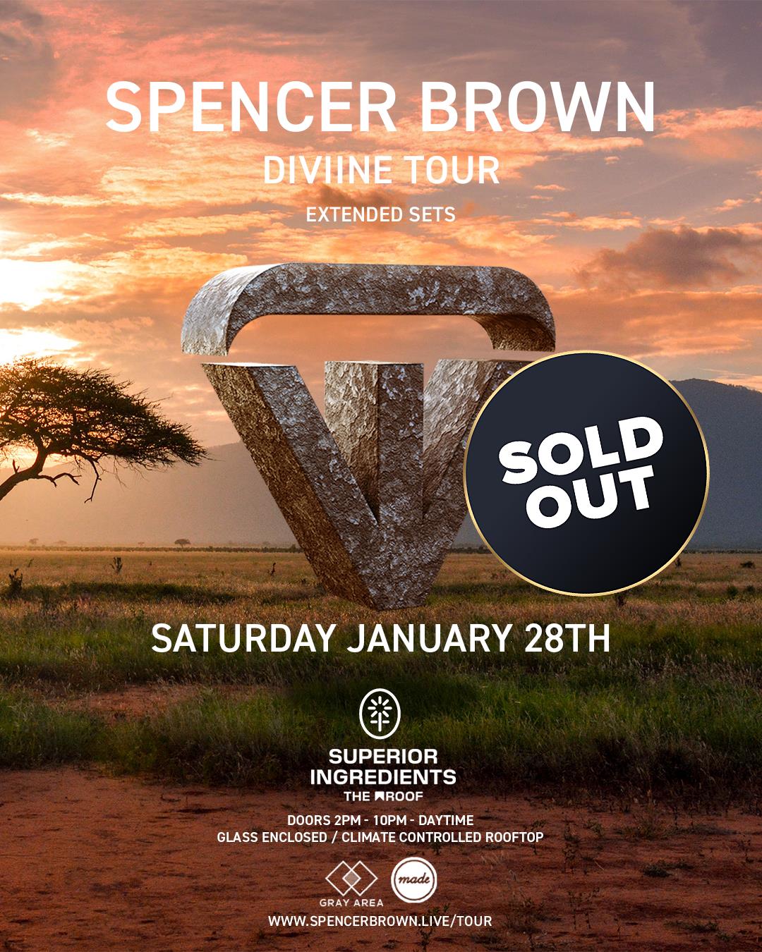 Buy Tickets to Spencer Brown - Superior Ingredients Roof in Brooklyn on ...