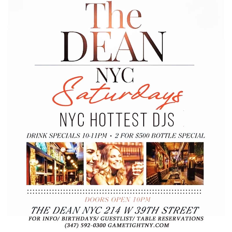 The Dean NYC Saturdays Times Square party 2023 Tickets 02/04/23
