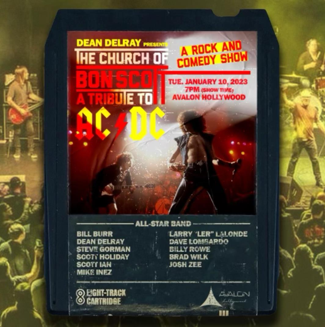 Buy Tickets to Dean Delray’s tribute to Bon Scott of AC/DC: Comedy and ...