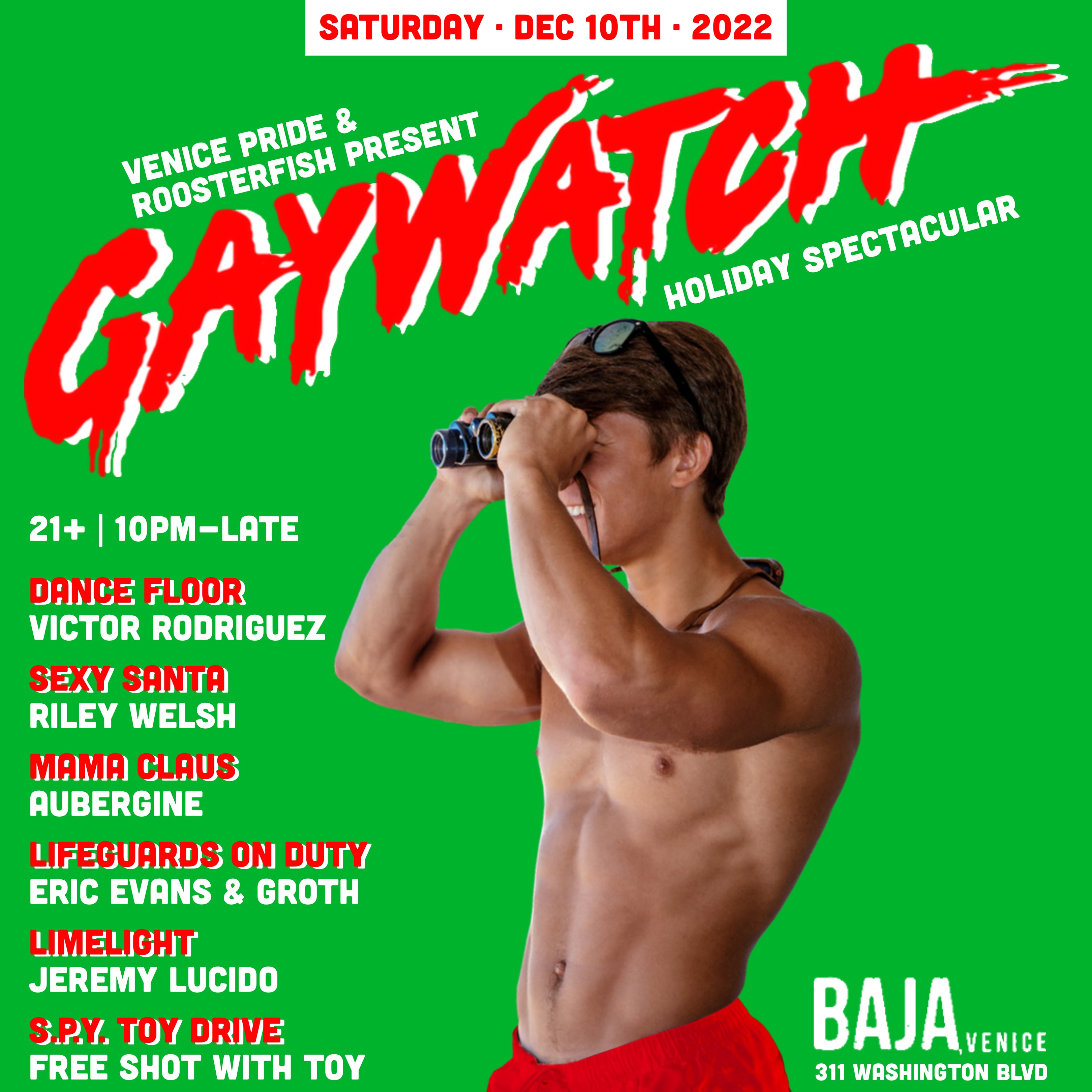 Buy Tickets to GAYWATCH in Los Angeles on Dec 10, 2022