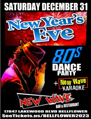 Buy Tickets to 80s New Years Eve Party at New Wave Bar in Bellflower on ...