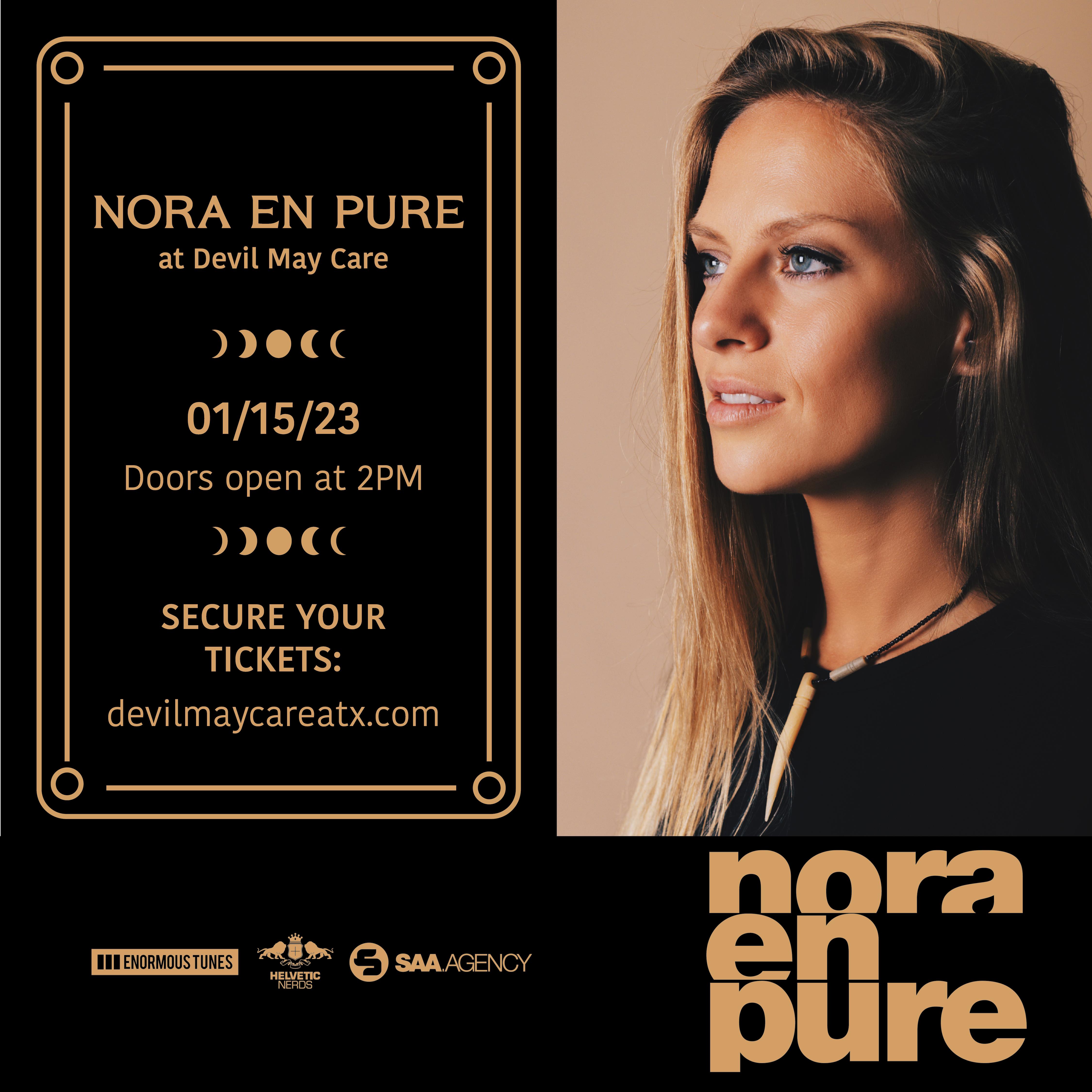 Buy Tickets to 1.15 | Nora En Pure at Devil May Care | Austin TX in ...