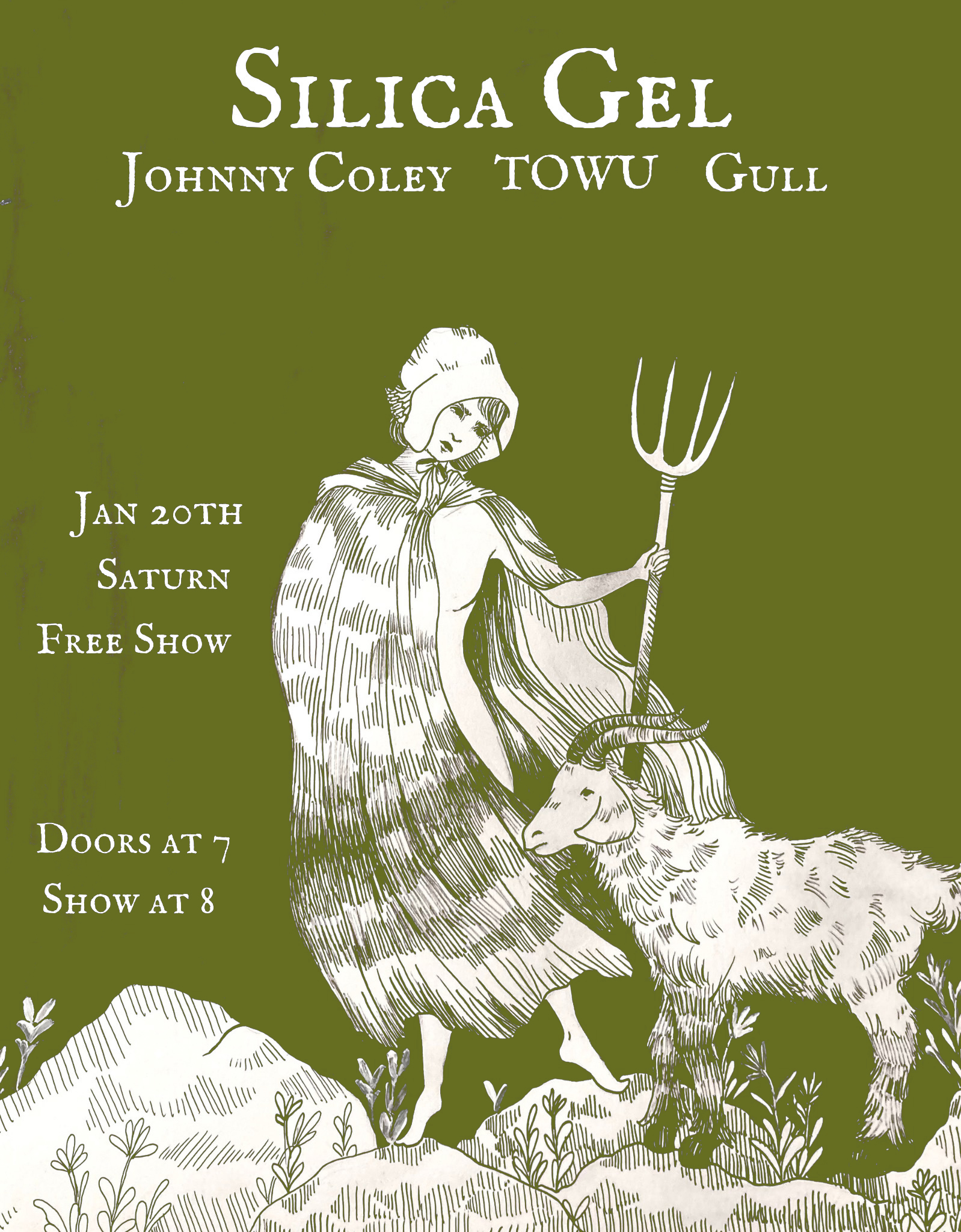 Buy Tickets to Silica Gel, Johnny Coley, TOWU and special guest: GULL ...