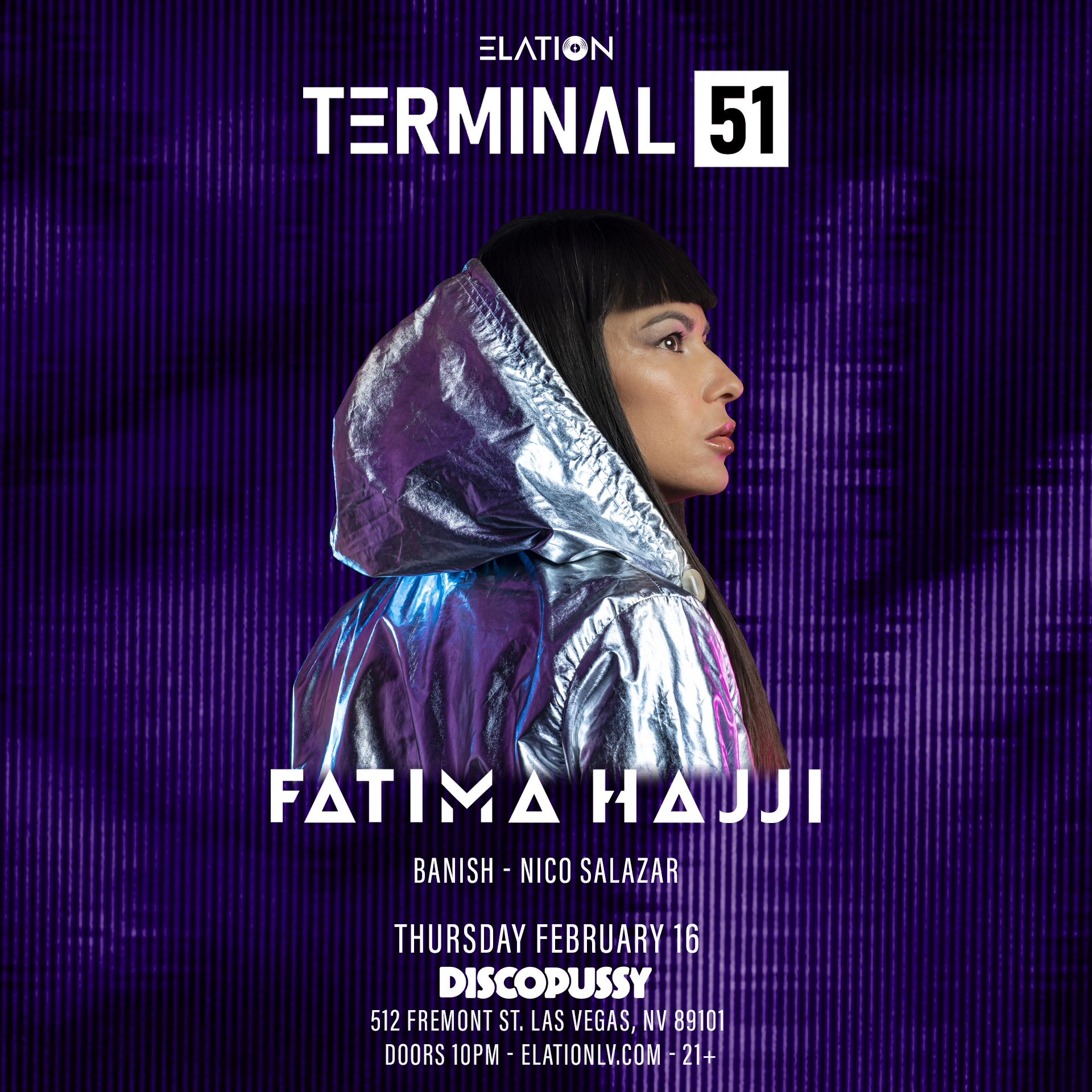 Buy Tickets to Terminal 51 ft. Fatima Hajji in LAS VEGAS on Feb 16, 2023