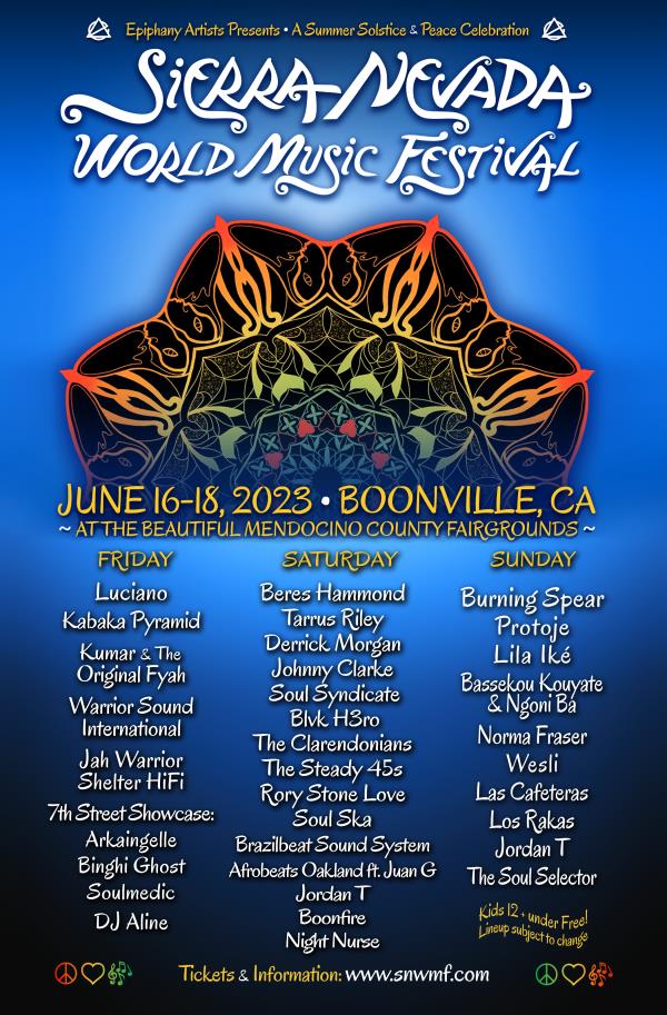 Buy Tickets to Sierra Nevada World Music Festival in Boonville on Jun ...