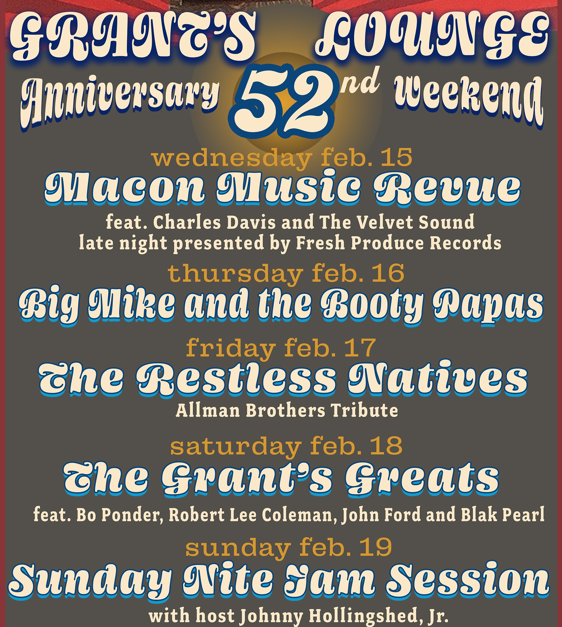 Buy Tickets to Grant's Anniversary Party feat. The Restless Natives in ...