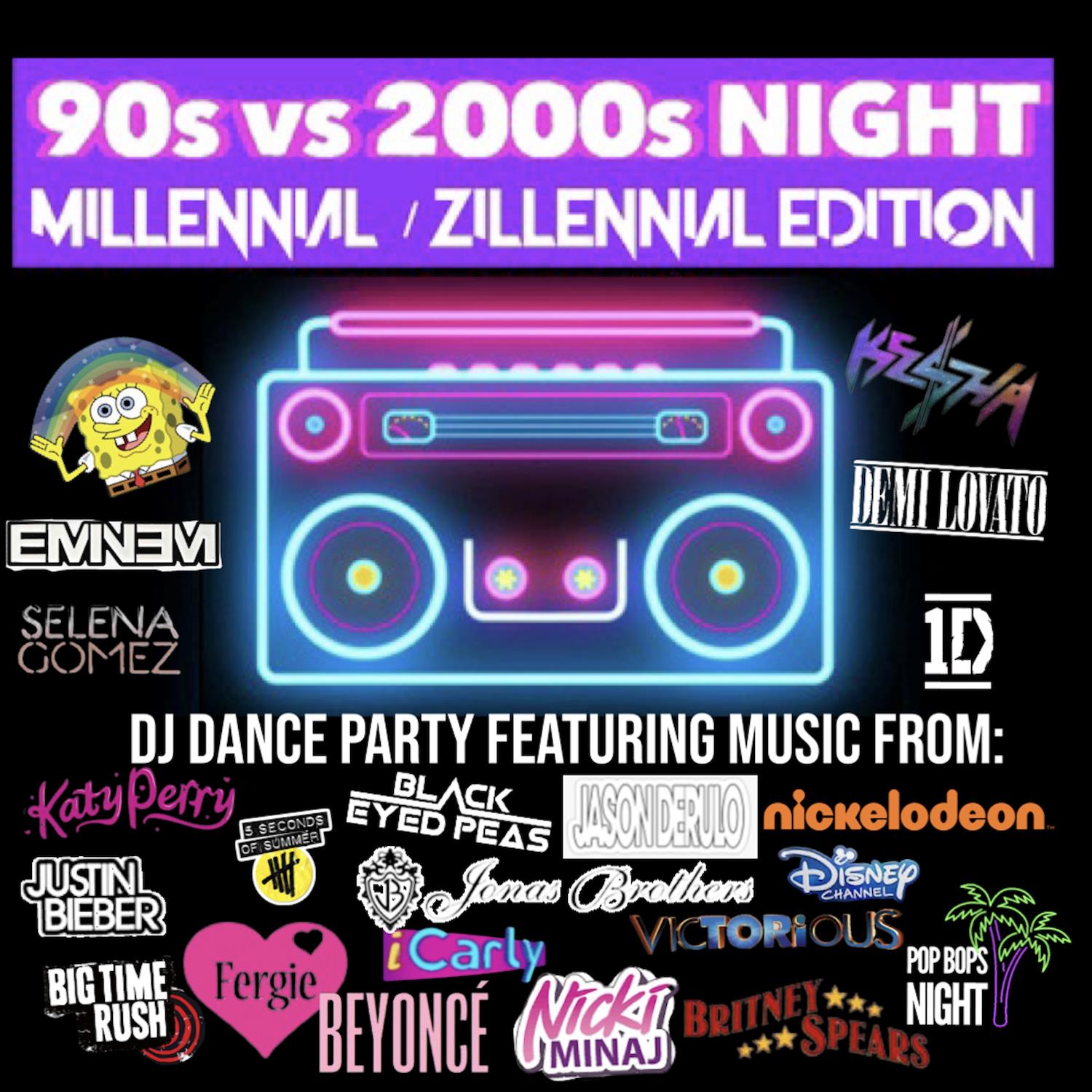 Buy Tickets to 90s vs 2000s DJ Night - Millennial / Zillennial Edition ...