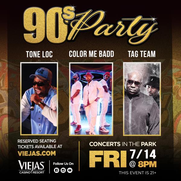 Buy Tickets to Tone Loc. Color Me Badd. Tag Team.It's a 90s Party at ...