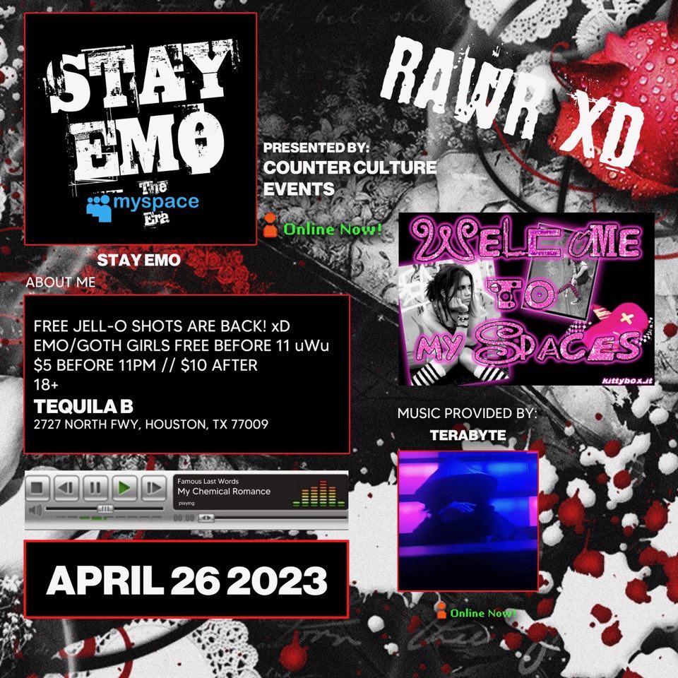 Buy Tickets To Stay Emo The Myspace Era In Houston On Apr 26 2023 buy-tickets-to-stay-emo-the-myspace-era-in-houston-on-apr-26-2023