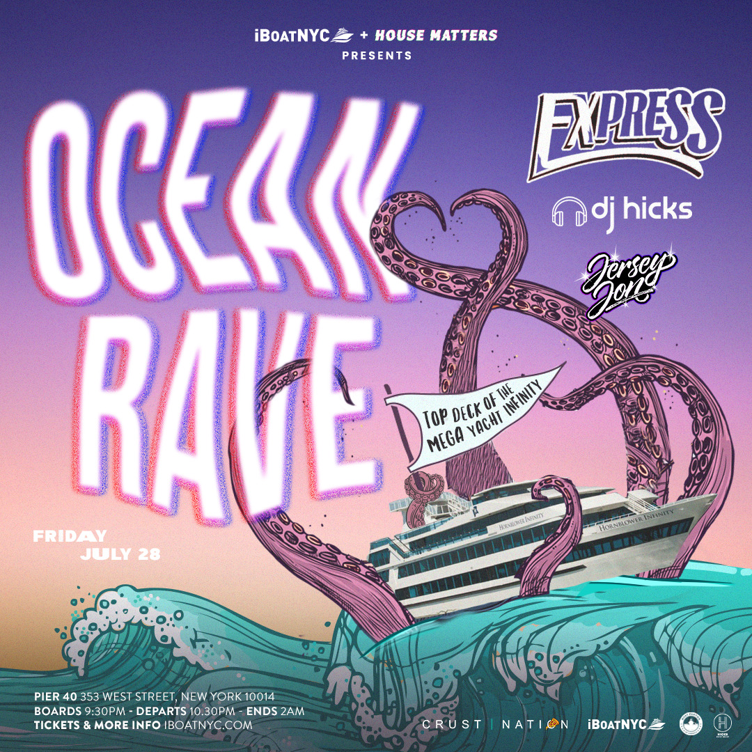 Buy Tickets to OCEAN RAVE - House Music Boat Party | MEGA YACHT ...
