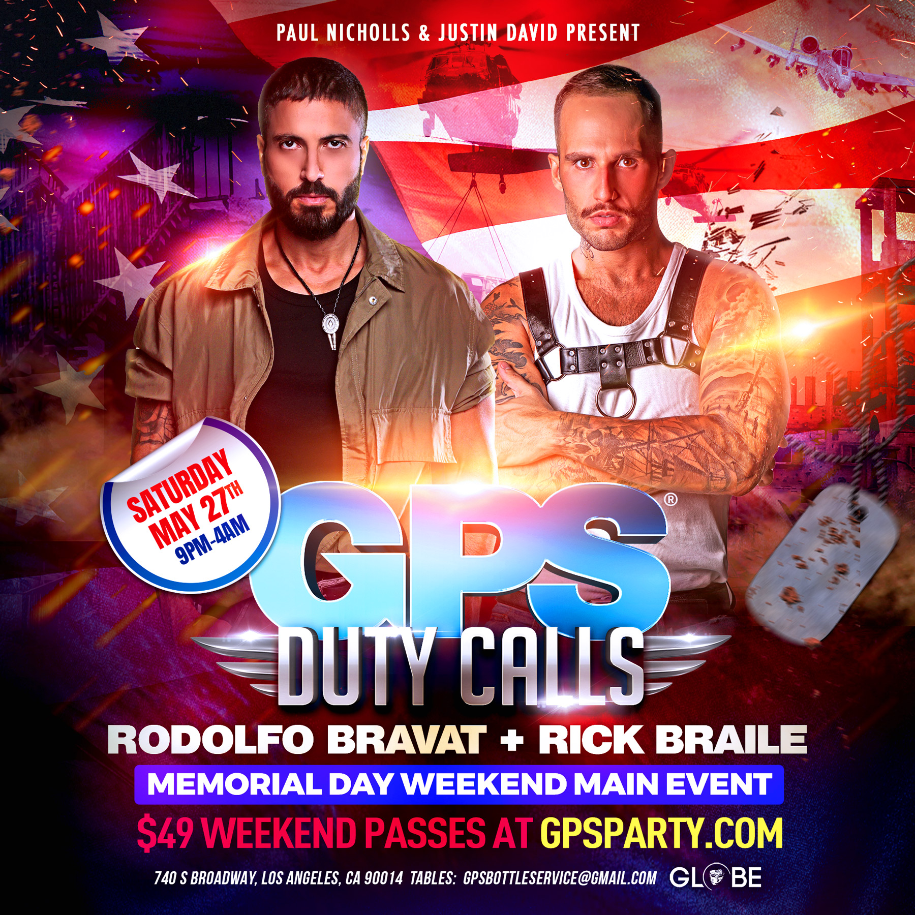 Buy Tickets to GPS: DUTY CALLS in Los Angeles on May 27, 2023