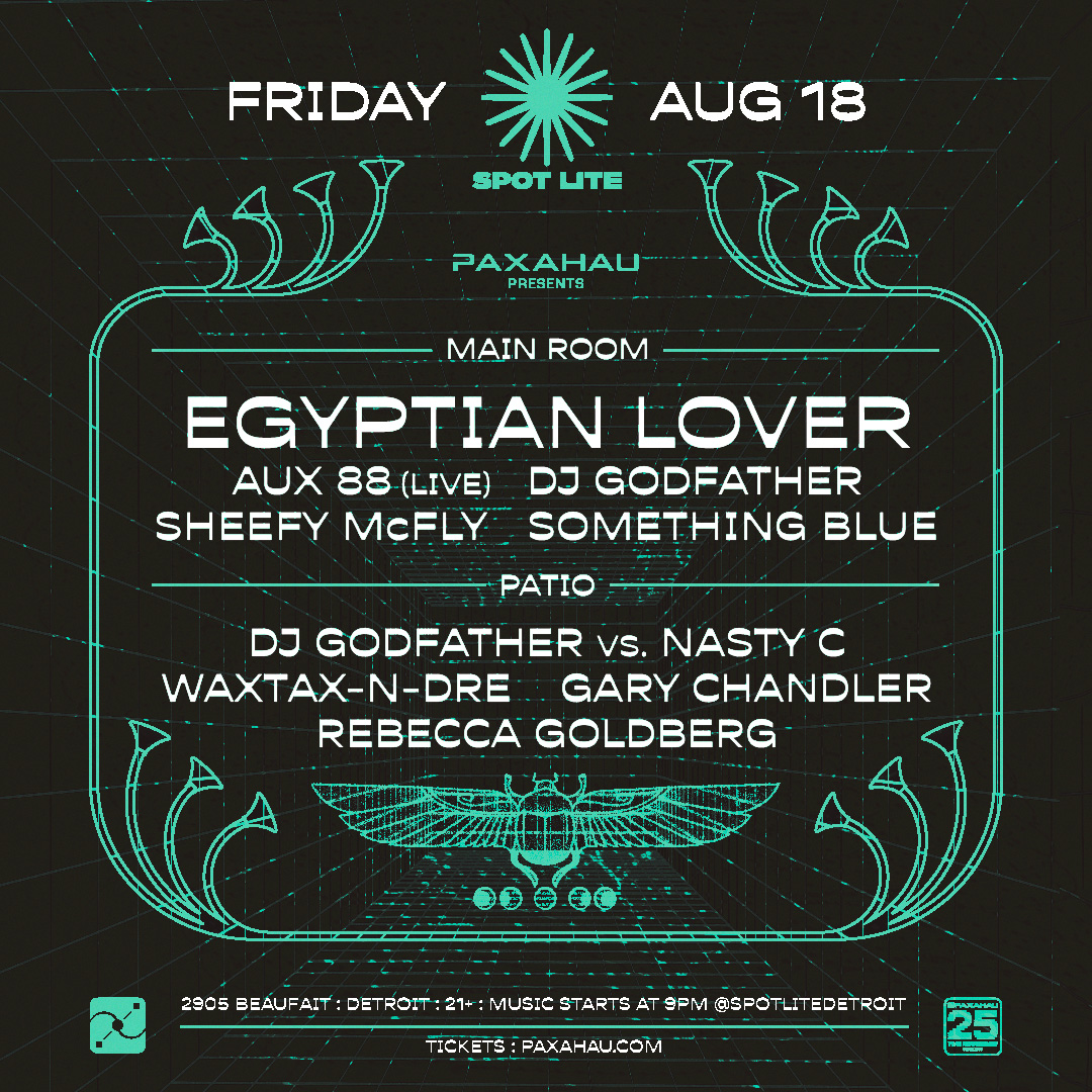 Buy Tickets to Paxahau Presents Egyptian Lover, Aux 88 (Live), DJ ...