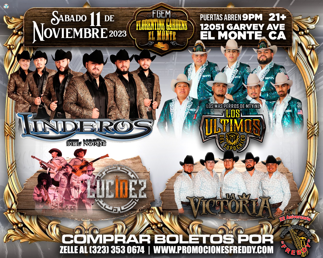 Buy Tickets to Linderos / Los Ultimos / LUCIDEZ / La Victoria in El ...