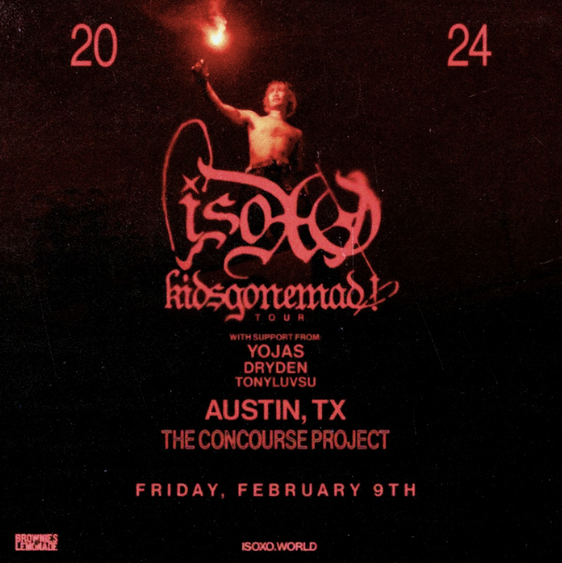 Buy Tickets to ISOxo at The Concourse Project in Austin on Feb 09, 2024