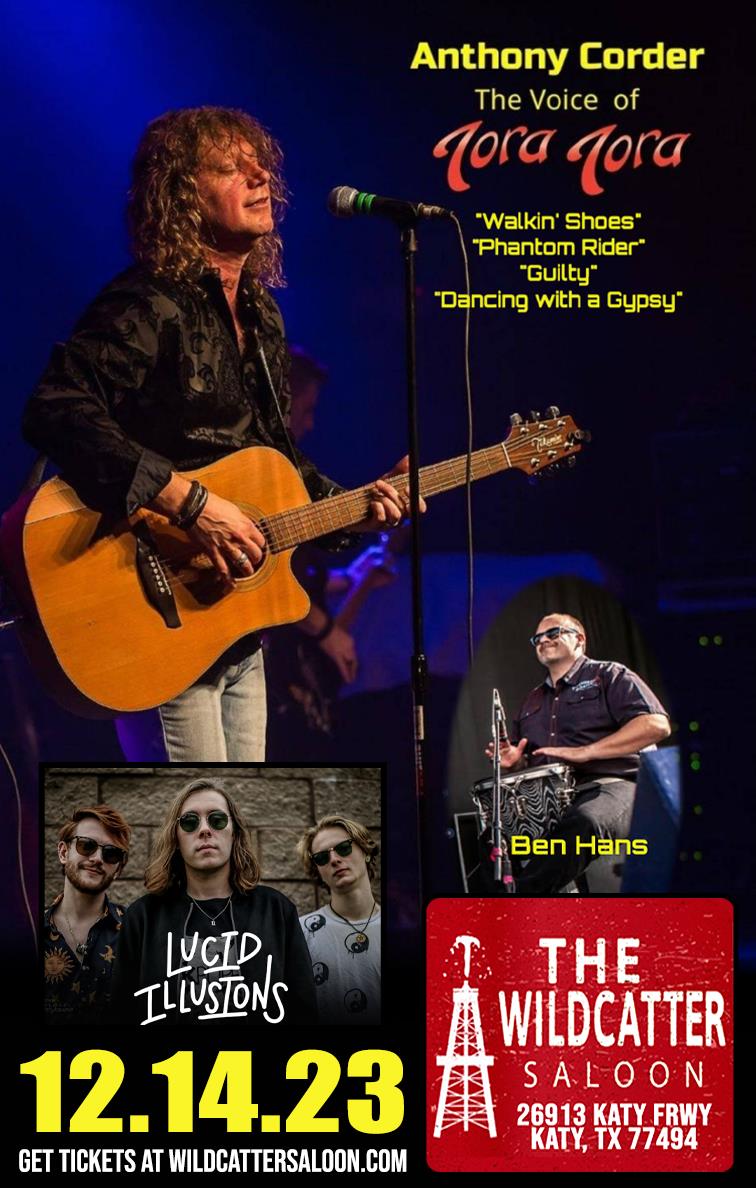 Buy Tickets to ANTHONY CORDER – THE VOICE OF TORA TORA FEATURING BEN ...