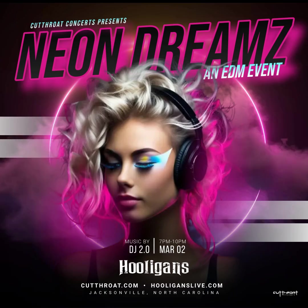 Buy Tickets to Neon Dreamz: An EDM Event in Jacksonville on Mar 02, 2024