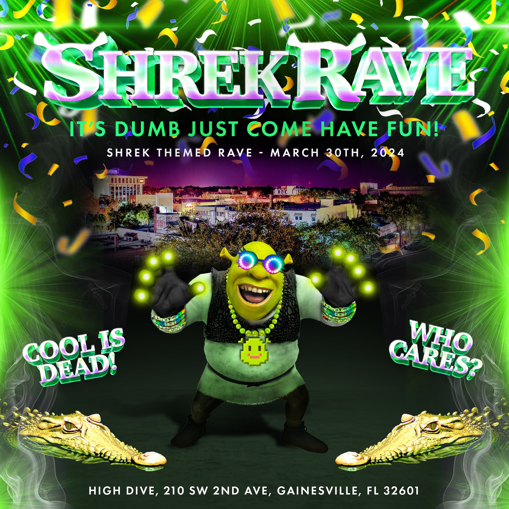 Buy Tickets to SHREK RAVE in Gainesville on Mar 30, 2024