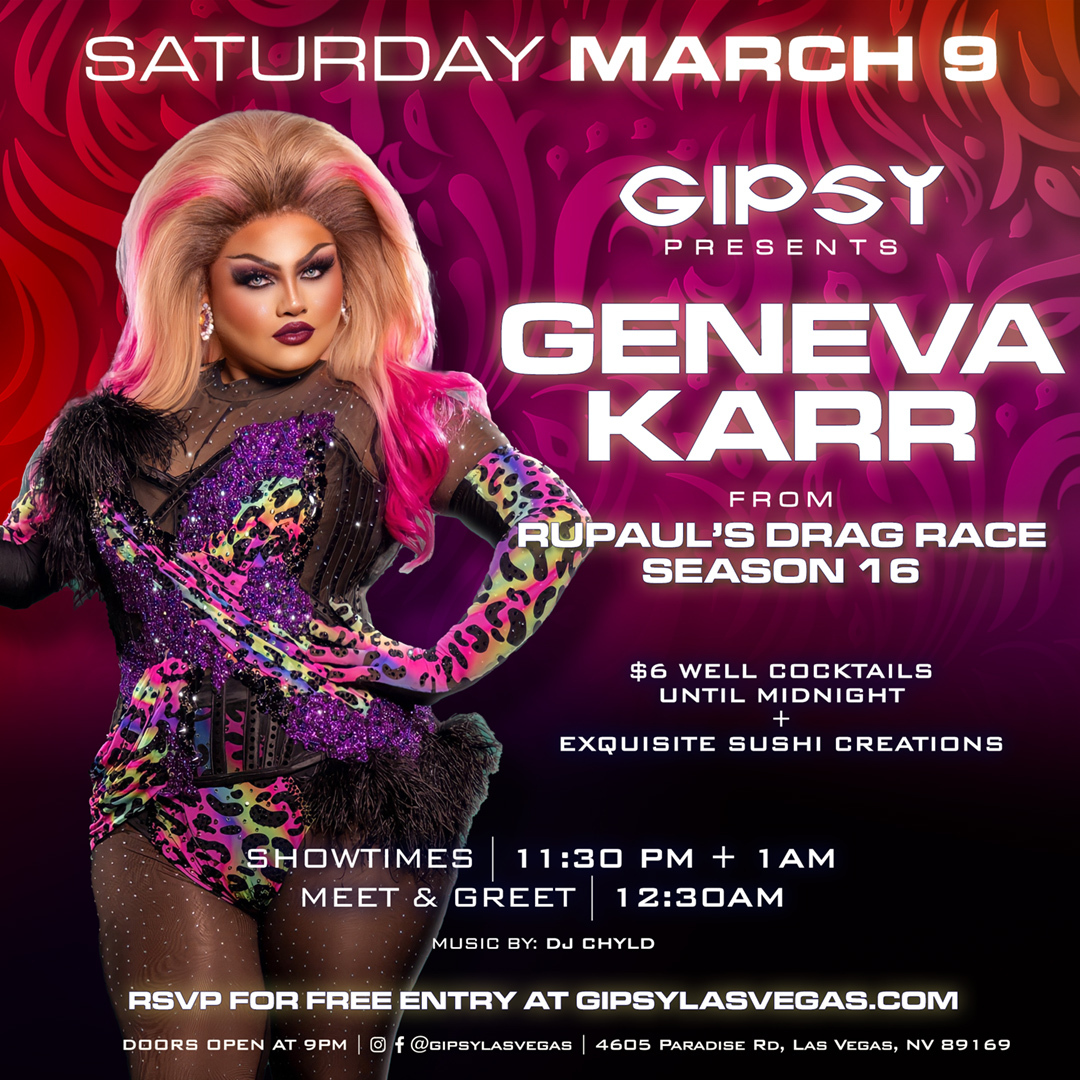 Buy Tickets to GIPSY PRESENTS: GENEVA KARR FROM RUPAUL'S DRAG RACE S16 ...