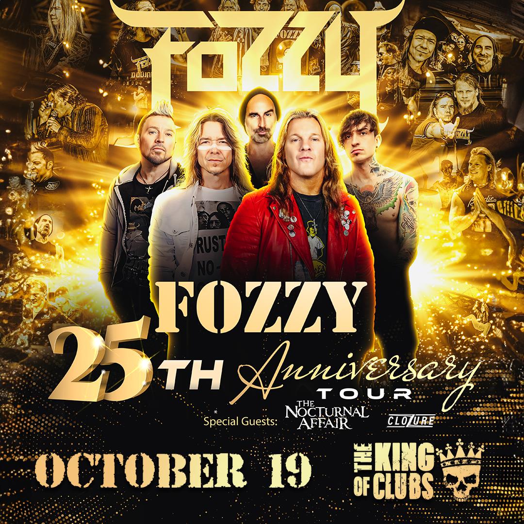 Buy Tickets to Fozzy 25th ANNIVERSARY in Columbus on Oct 19, 2024