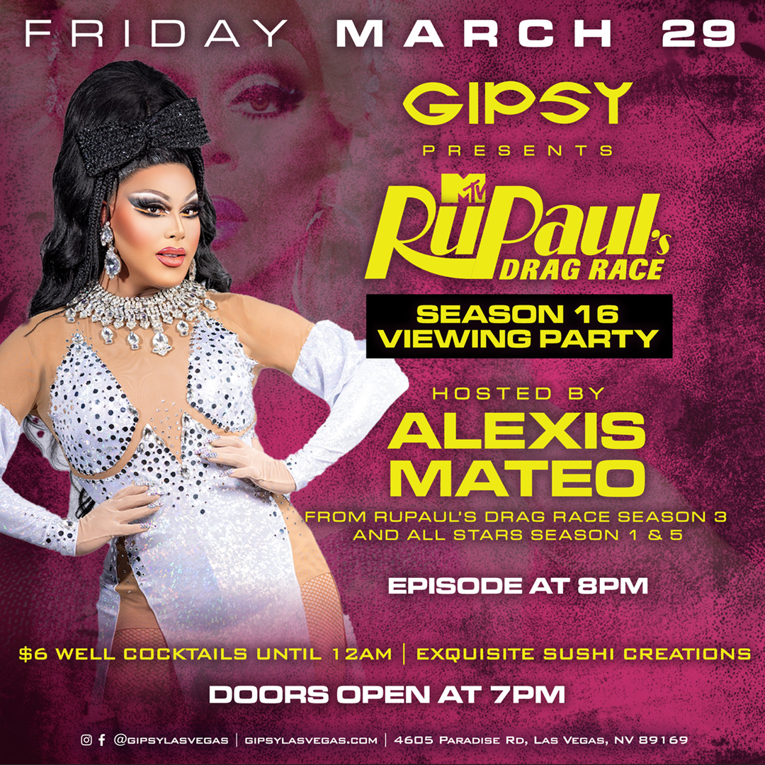 Buy Tickets to GIPSY PRESENTS: RUPAUL'S DRAG RACE VIEWING PARTY (SEASON 16) in Las Vegas on Mar ...