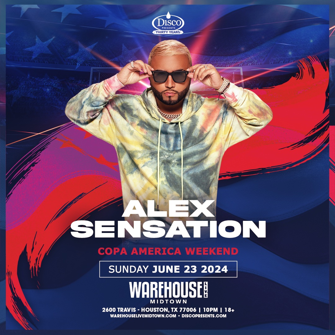 Buy Tickets to Alex Sensation - HOUSTON in Houston on Jun 23, 2024