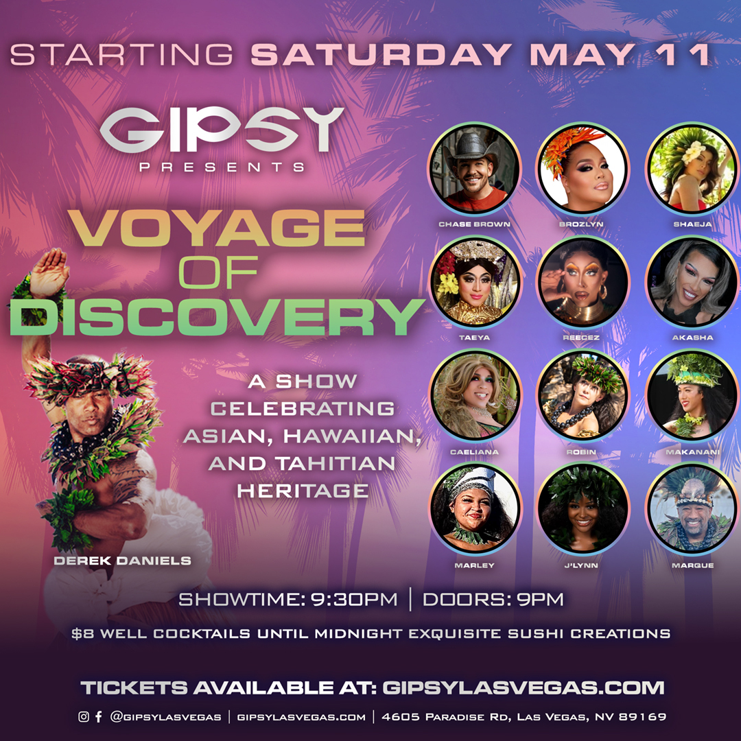 GIPSY PRESENTS: VOYAGE OF DISCOVERY HAWAIIAN HERITAGE SHOW Tickets 05/25/24