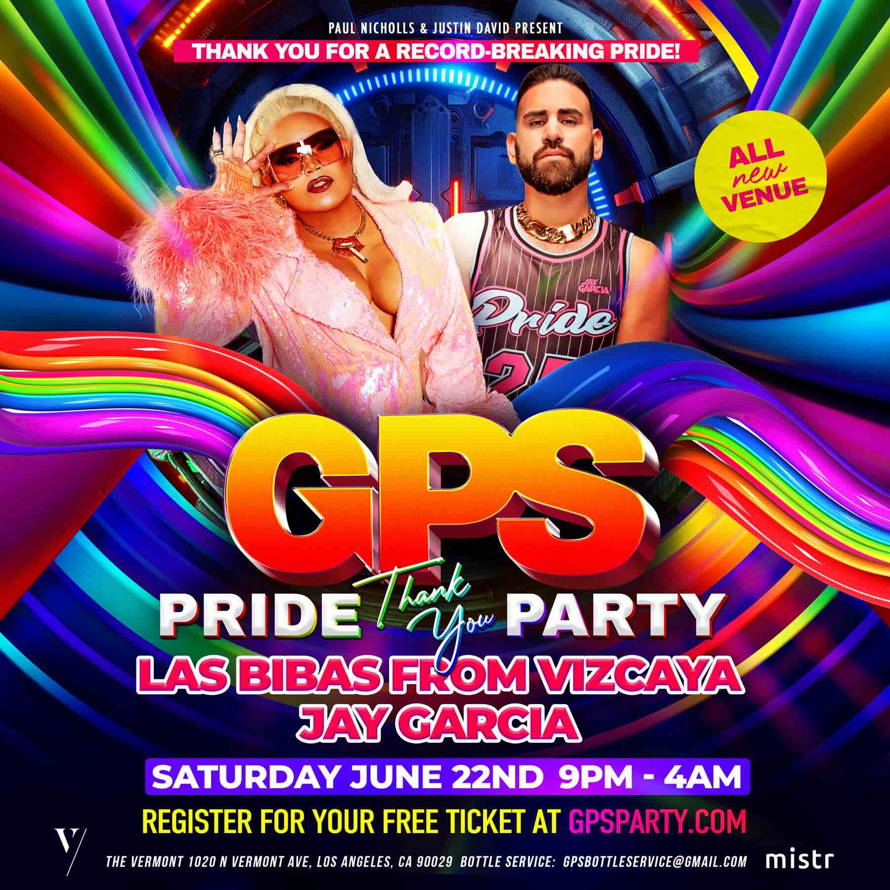 Buy Tickets to GPS PRIDE THANK YOU PARTY in Los Angeles on Jun 22, 2024