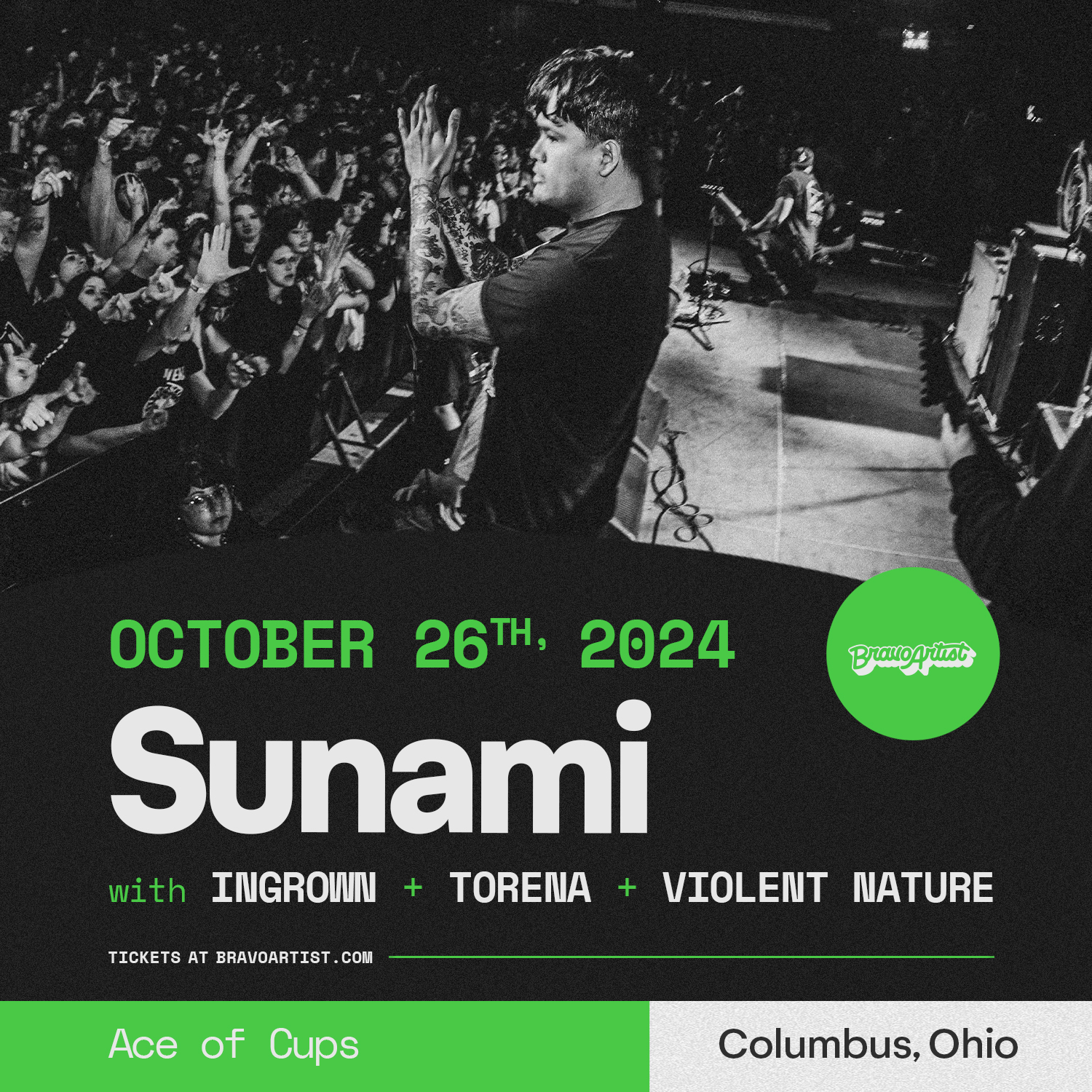 Buy tickets to *SOLD OUT* SUNAMI at Ace of Cups in Columbus on October ...